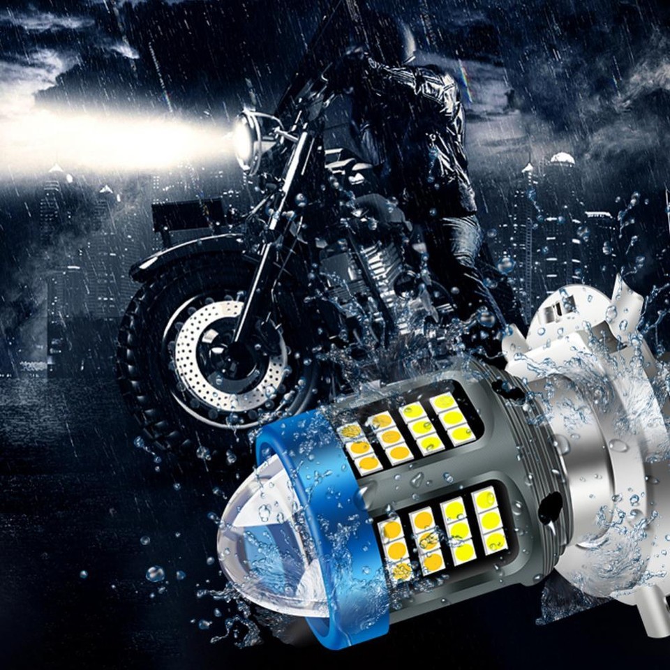 1 PC H4 LED Motorcycle Light Bulb 12-80V 6000K for Scooter Motorbike ...
