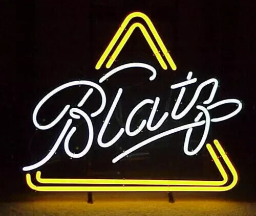Blatz Beer Milwaukee 20"x16" Neon Sign Lamp Light Bar Show Man Cave ...