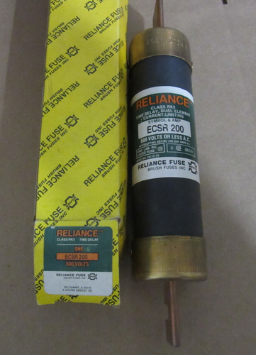 Reliance ECSR200 Fuse 200A 600V Class RK5 New in Box Free Shipping | eBay