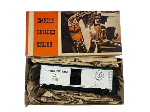 HO Scale "Calumet Division” CMX 1963 40' Box Car Empire Builder Series ...