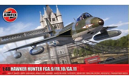 Airfix Hawker Hunter FG9/FR10/GA11 Aircraft - Plastic Model Airplane ...