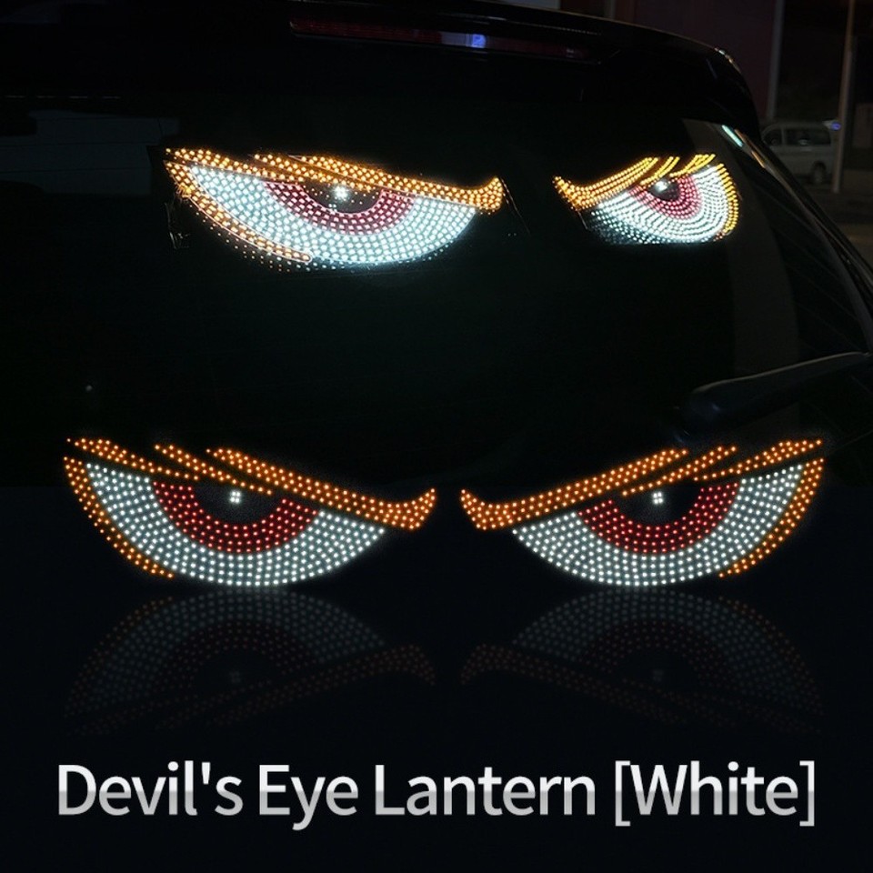 USB LED Dynamic Devil Eyes Light for Car Windshield with Multiple ...
