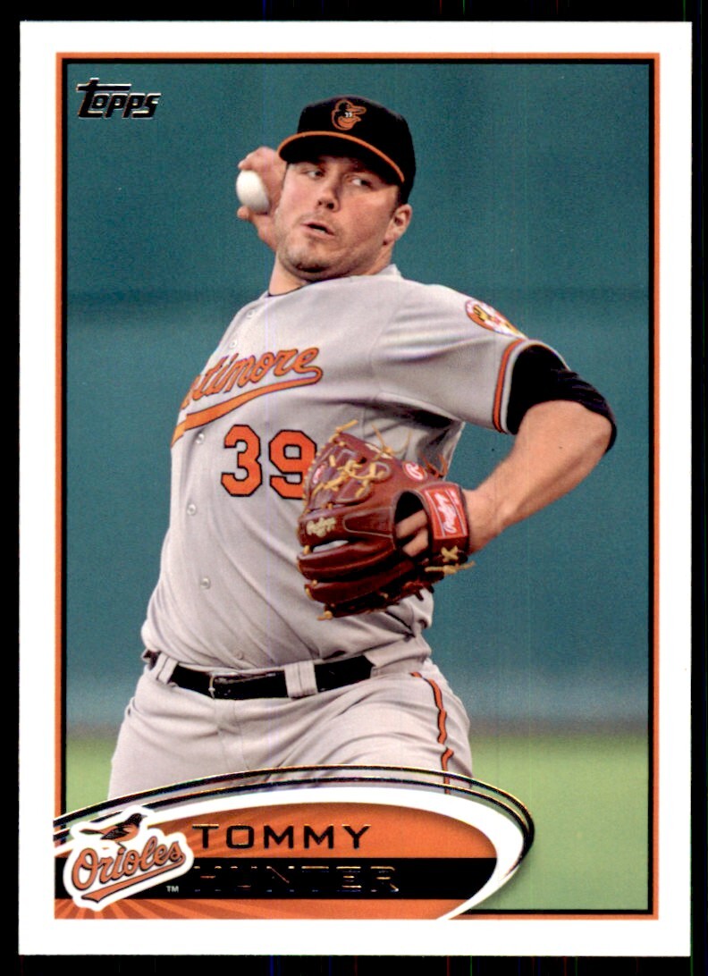 2012 Topps Tommy Hunter Baseball Cards #625 | eBay