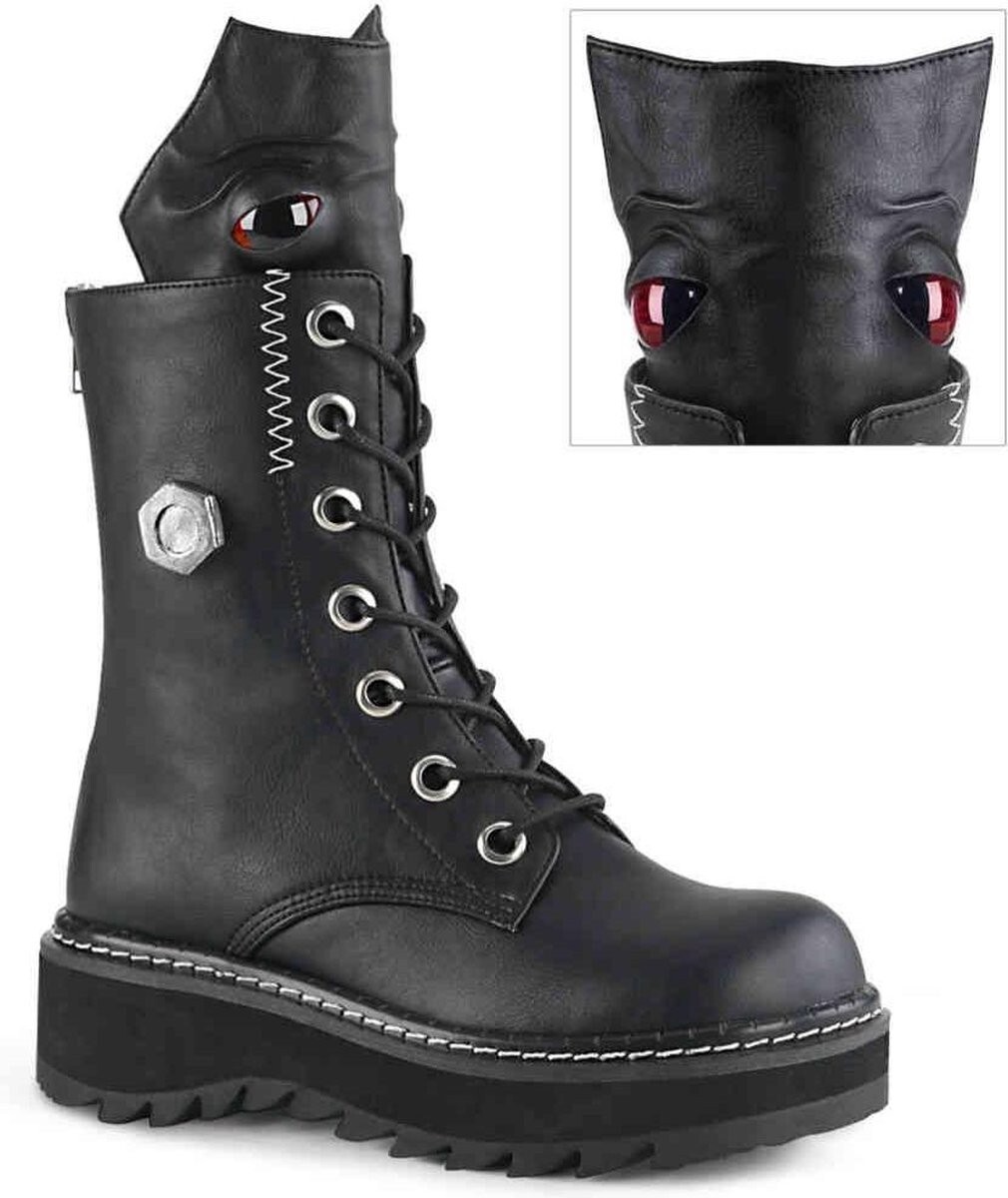 RARE Sz 6 Womens Demonia Lilith Monster Eyes Goth Pun… - Gem