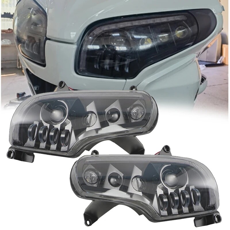For Honda Goldwing GL1800 2001 2002-2017 LED Headlights Hi/Lo Beam ...