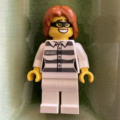 Lego Figurine Mini Figure Jail Lady Criminal Woman H 022 | eBay Australia