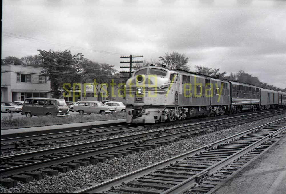 CBQ Burlington Route EMD E7A Locomotive - Vintage Railroad Negative | eBay