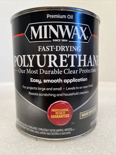 MINWAX® FAST-DRYING POLYURETHANE-Warm Semi Gloss Quart | eBay