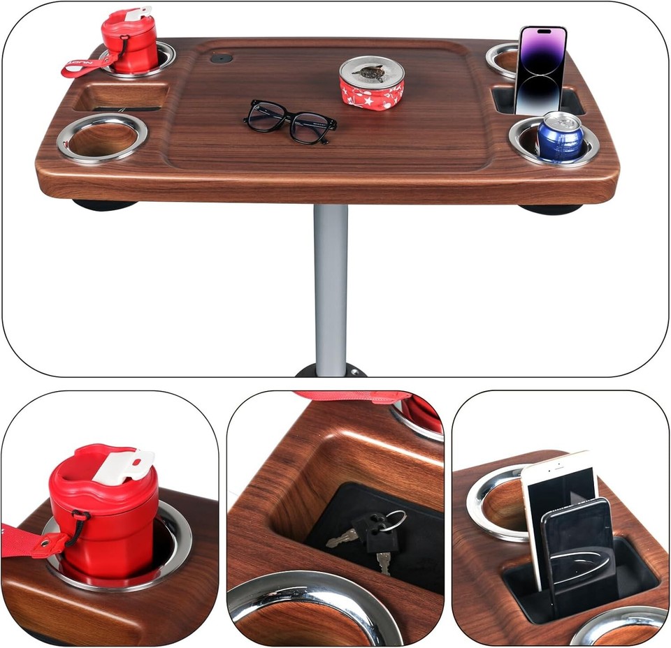 Boat Table Leg Set 18"x34" Removable Boat Table with Aluminium Pedestal ...