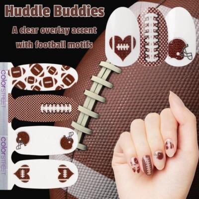 Color Street Nail Polish Strips HUDDLE BUDDIES Accent (FSL075) 4 strips ...