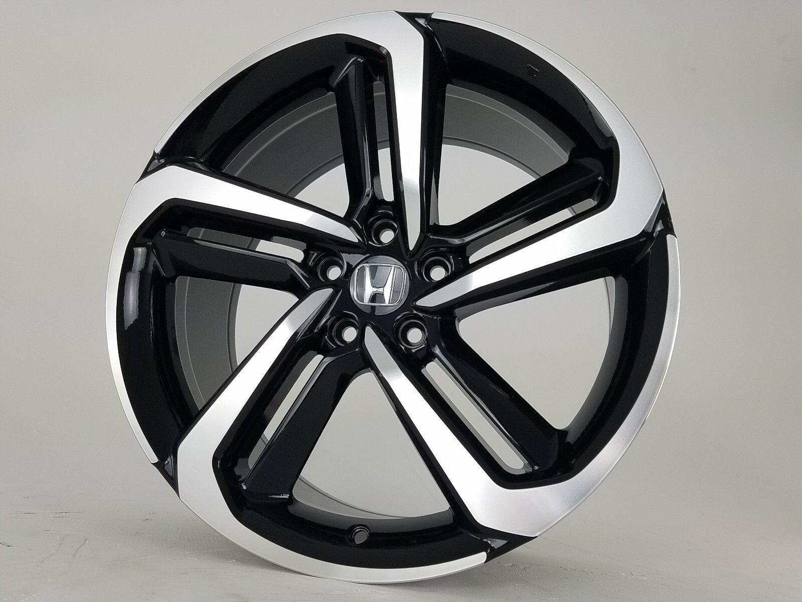 2018-19 Fits NEW ACCORD SPORT WHEELS 19" BLACK MACHINE FACE RIMS HONDA ...