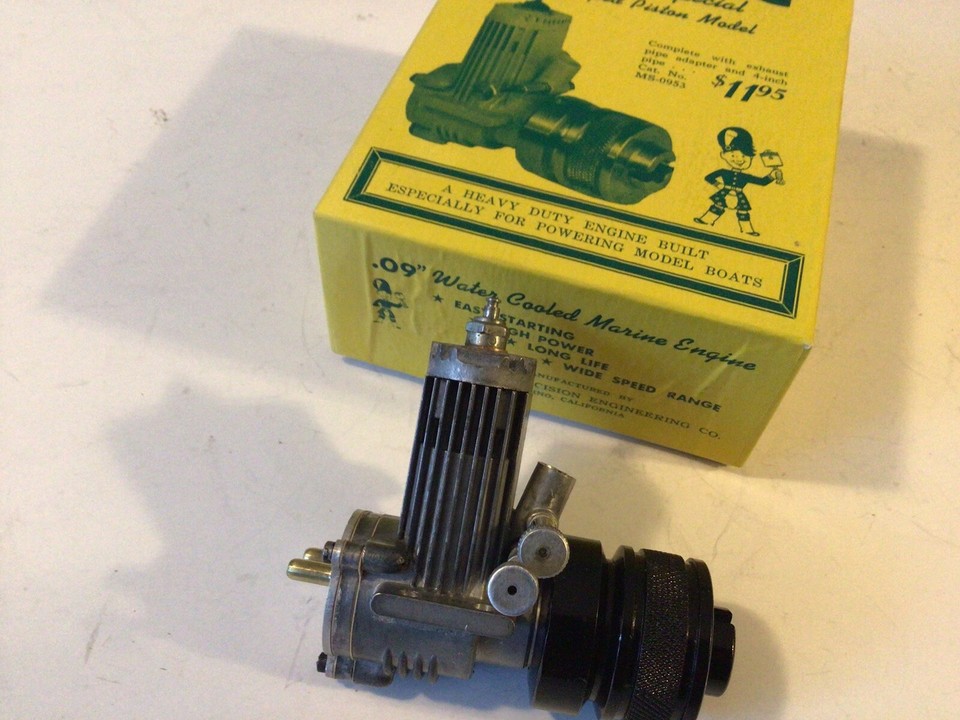 Excellent 1954 Cameron .09 Special Marine Model Gas Nitro Boat Engine ...