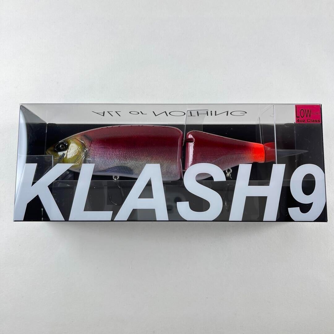 DRT KLASH 9 Kokanee Red Low Floating Swimbait Bass fishing Japanese ...