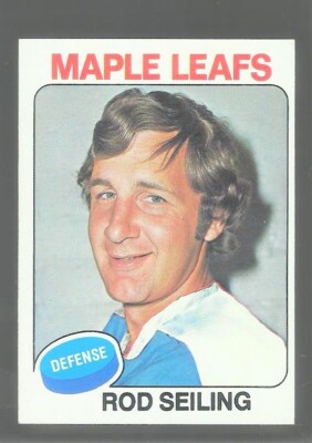 1975 TOPPS HOCKEY #229 ROD SEILING NM TORONTO MAPLE LEAFS NICE VINTAGE ...