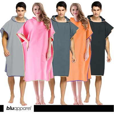 Microfibre Changing Robe Poncho Fast Drying Ultra Lightweight Swimming ...