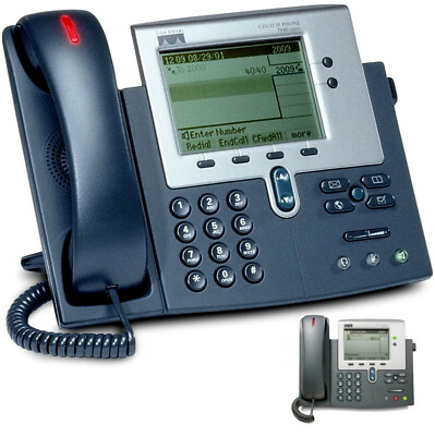 CISCO CP-7940G IP-PHONE GP7940 IP TELEFON SILBER GRAU SIP TOP ZUSTAND ...