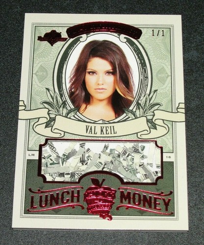 2018 Benchwarmer VAL KEIL Hot For Teacher LUNCH MONEY Red Foil #1/1 ...