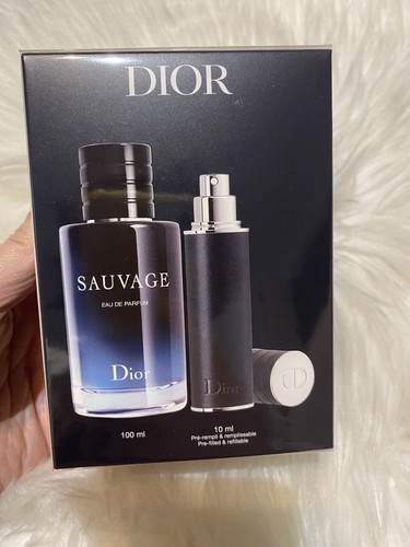 Brand New Sealed Authentic Dior Sauvage Men's EDP Perfume Travel Set ...