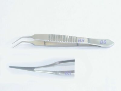 SS Mc Forceps angled with Tying platform 8mm, 10mm, 11mm, anyone size ...