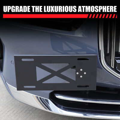 Front Bumper Tow Hook License Plate Mount Bracket For BMW 7-Series G70 ...