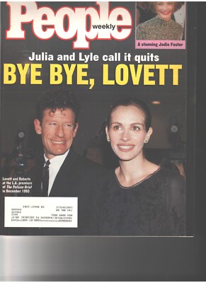 People Magazine April 10 1995 Julia and Lyle Call it Quits So Bye Bye ...