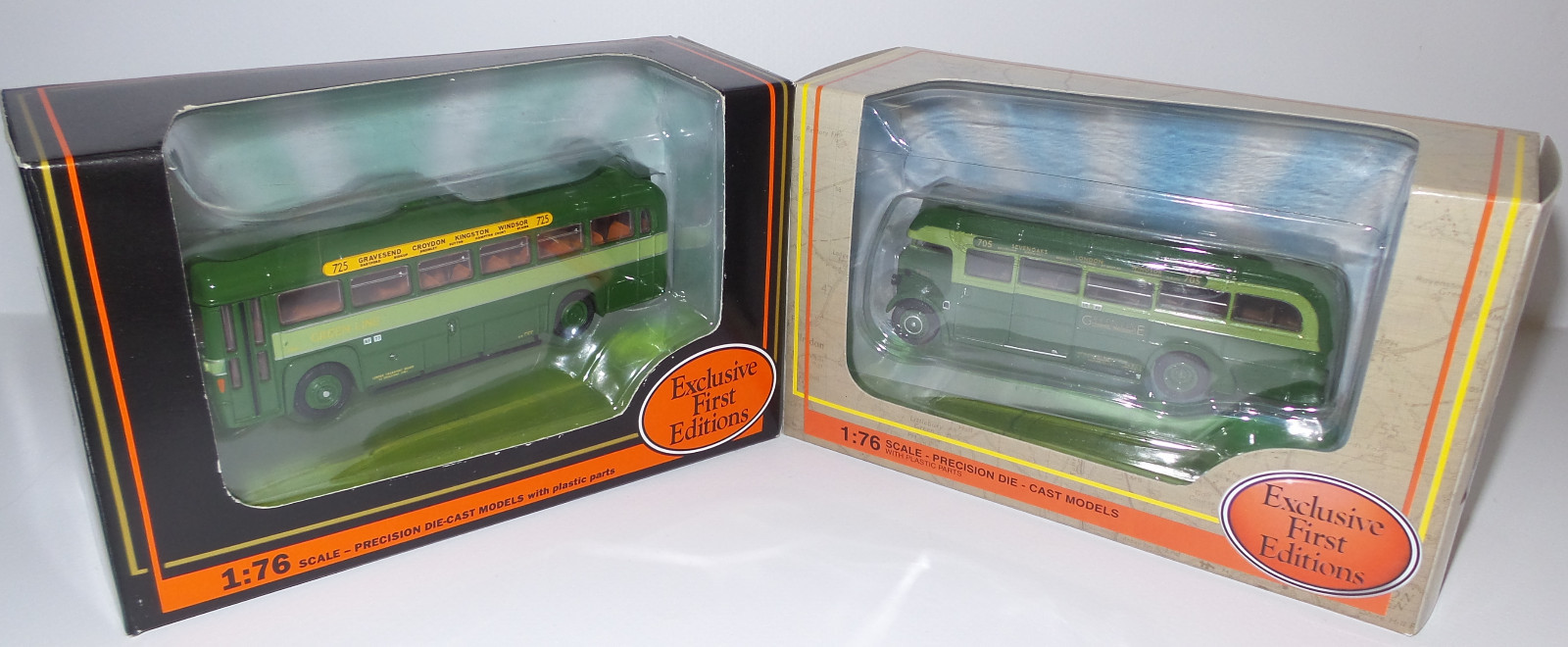 VEHICLES : AEC MODERNISED RF / AEC 10T10 BUS GREENLINE MODELS 23202 / ...