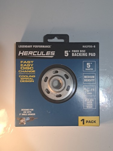“Hercules” 5"InchBacking Pads Fiber Disk for Angle Grinders ⅝-11mm ...