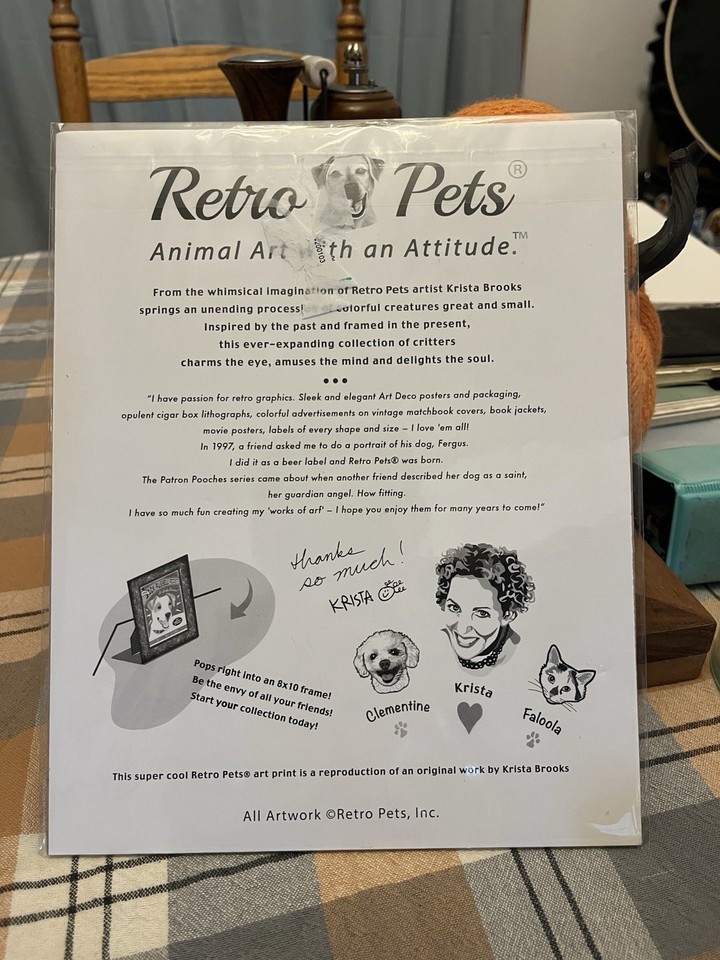 Dachshund Poster Board 8 X 10 Wall Hanging Super Cute BRAND NEW | eBay