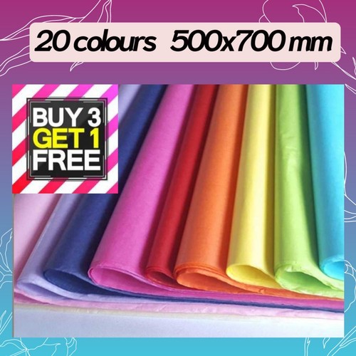 TISSUE PAPER LARGE ( 10 SHEETS) ACID FREE QUALITY SHEETS BIO 50x75 20 ...