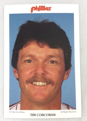 1984 Philadelphia Phillies Team Issue TastyKake Photo Card-Tim Corcoran ...