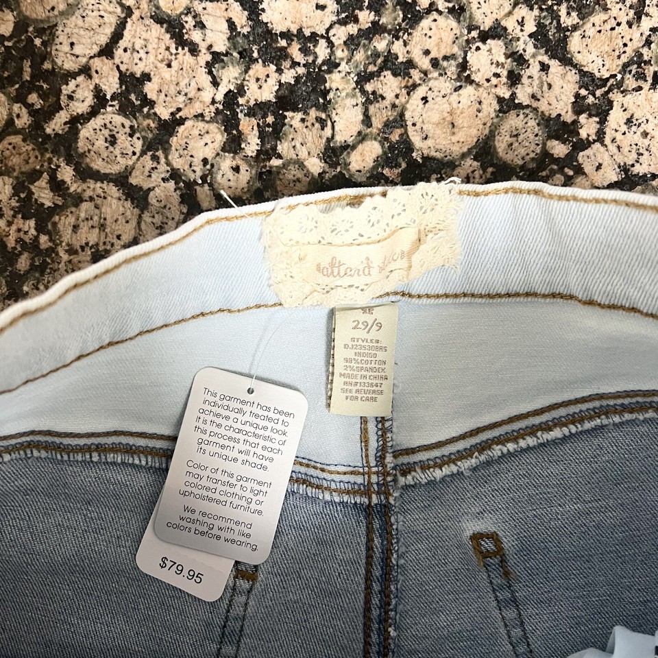 NWT Altard State Jeans Size 29/9 High Rise Flare Light Wash Denim Two ...