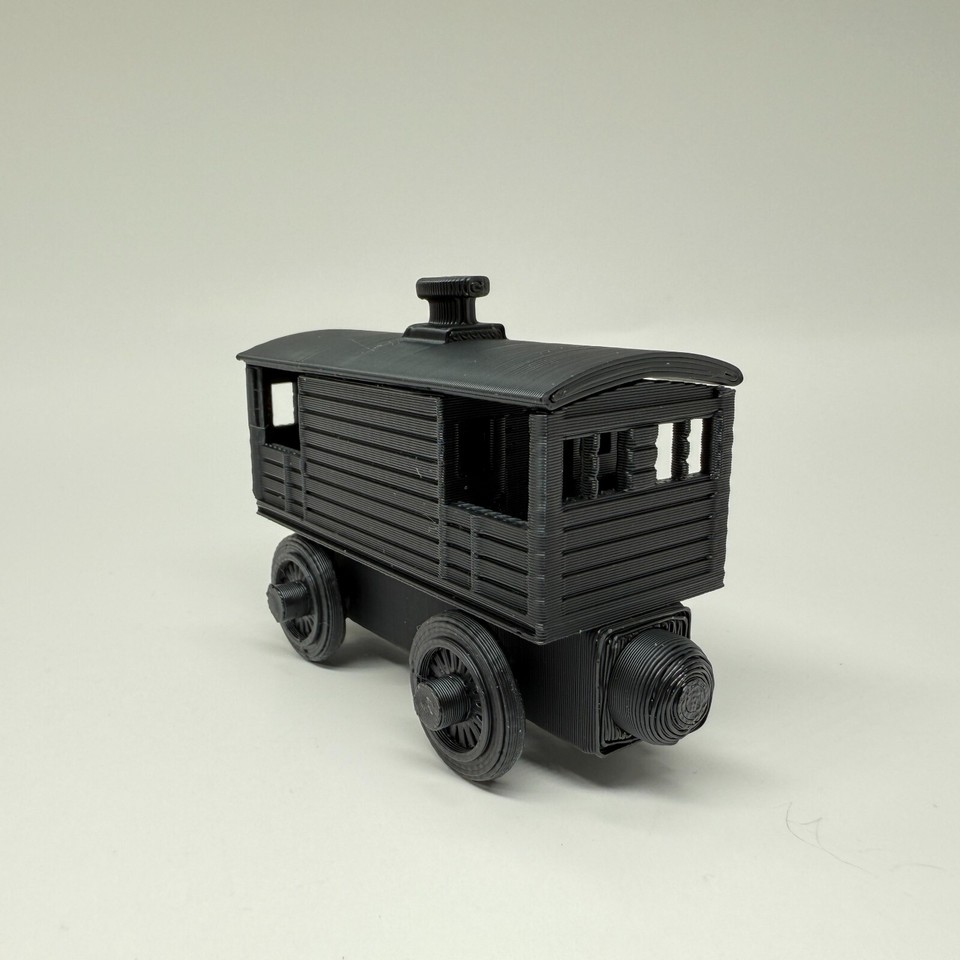 Wooden Railway Compatible Breakvan Caboose Train Custom Made Thomas ...
