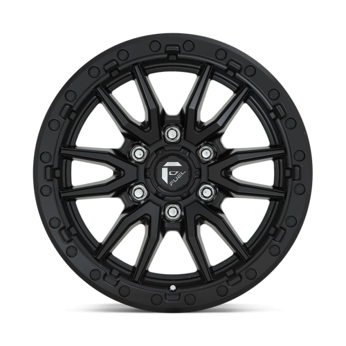 18x9 Fuel D679 Rebel Black Wheels 35" Baja Boss Tires 6x135 Ford F150 ...
