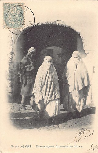 Algérie - Mauresques, Costume de Ville - Ed. A. Vollenweider 90 | eBay