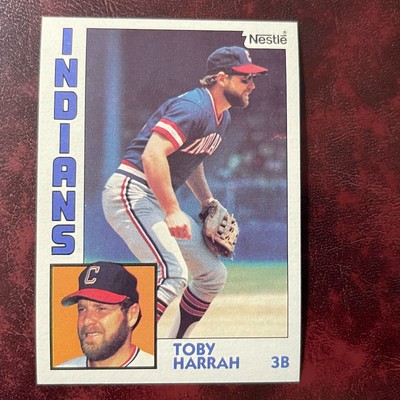 1984 Topps NESTLE Set TOBY HARRAH Parallel #348 CLEVELAND INDIANS ...