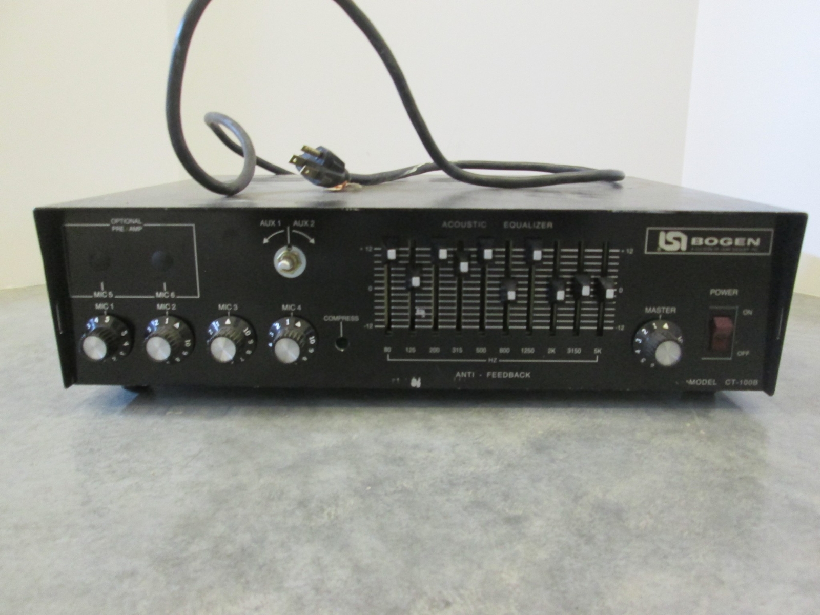 Bogen, Acoustic Equalizer, CTS-100B, Used | eBay
