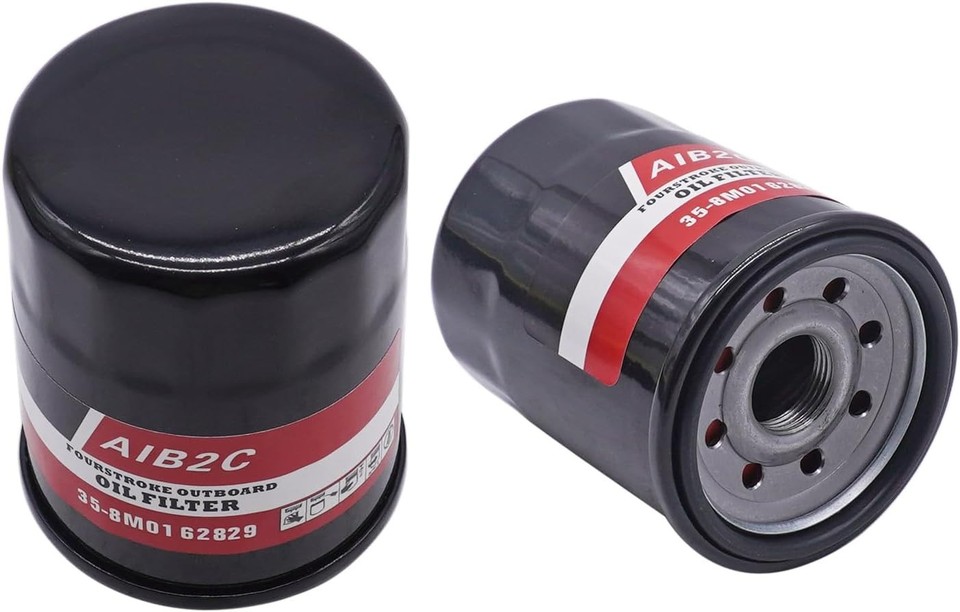 Outboard Oil Filter 35-8M0162829 8M0162830 Compatible with Mercury 4 ...