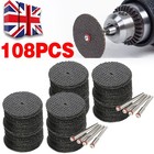 108 BLACK 32MM RESIN CUTTING DISC KIT FOR ROTARY TOOL DREMEL ...
