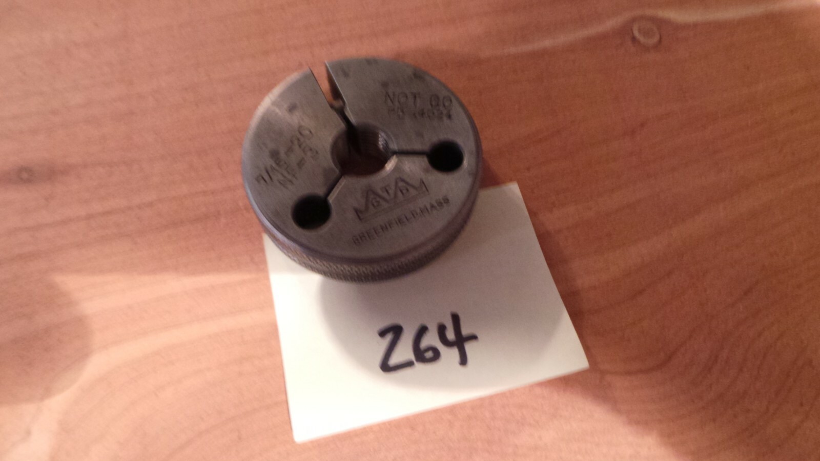 7/16-20 NF-3 Thread Ring Gage NO GO only Greenfield GTD P.D. .4024" | eBay