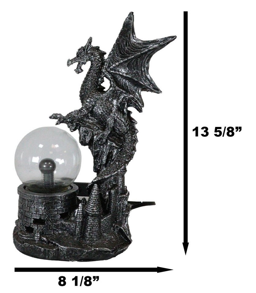 Wizards Dungeons and Dragons Saurian Dragon Electric Plasma Ball Lamp ...
