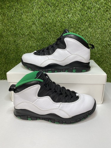 Air Jordan 10 Seattle Retro Size 8 Mens White Green Sneakers 2019 ...