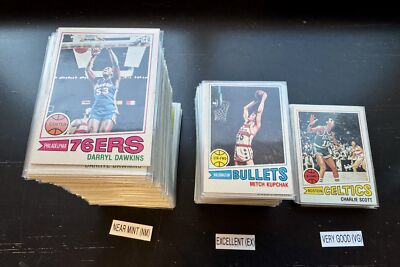 1977-78 Topps Basketball Cards 1-132 (P-NM) - You Pick - Complete Your ...