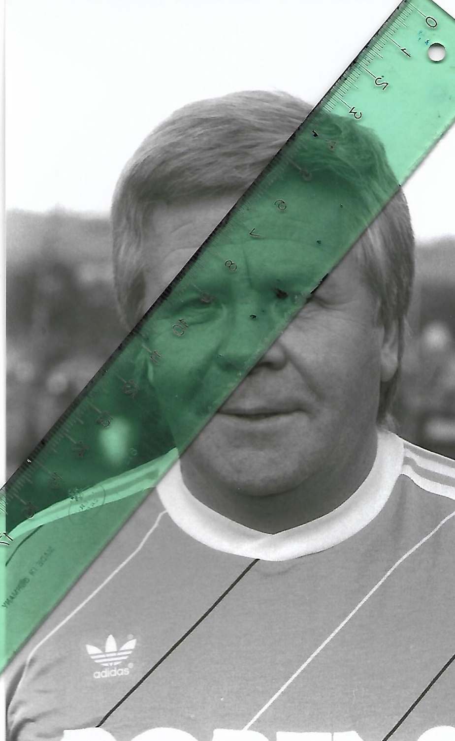 Foto deutscher Fußballer HELMUT HALLER Pressefoto Aufnahme von 1985 FC ...