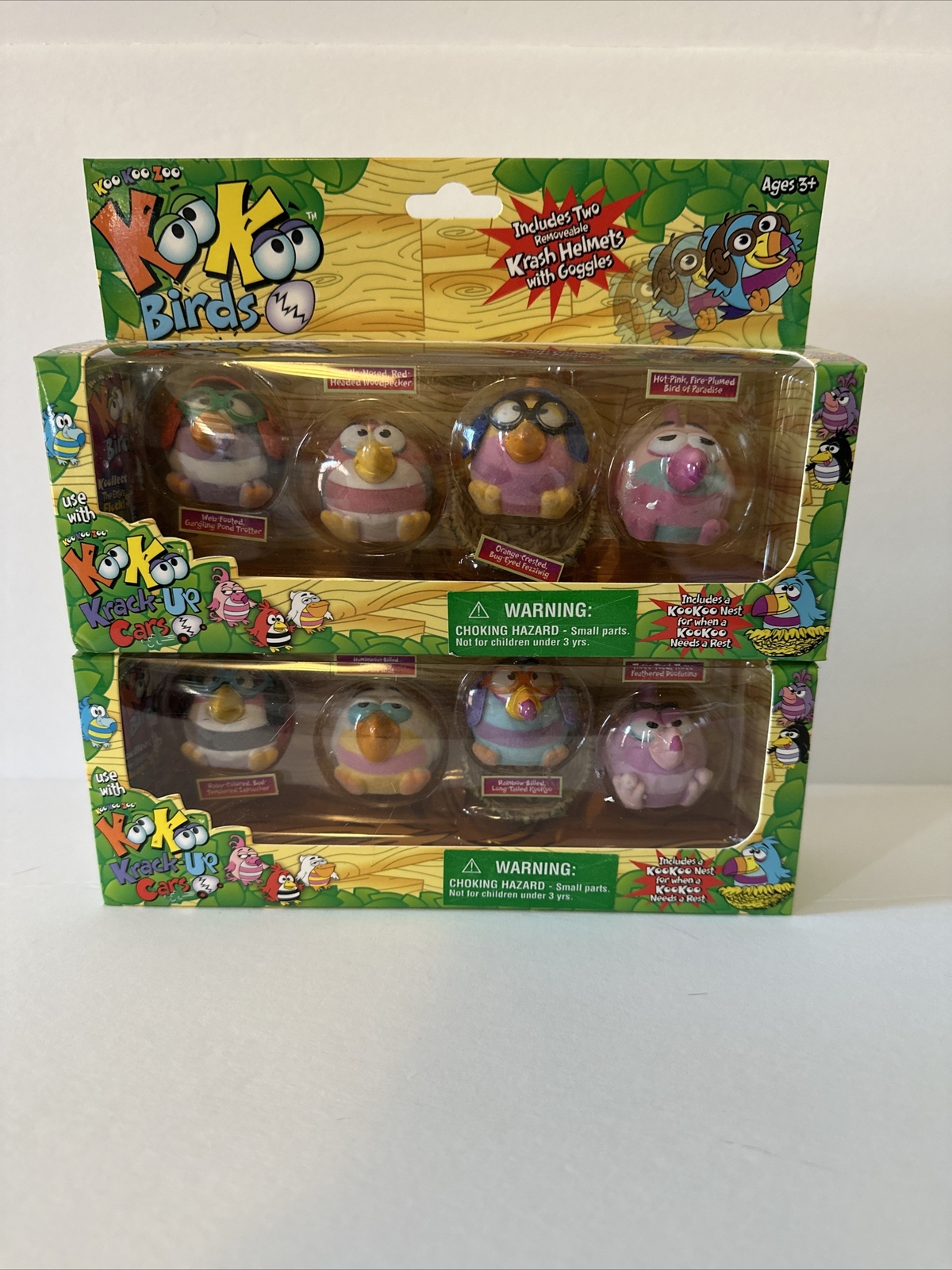 Series 1 set of 8 KooKoo Zoo Bird Figures 2 Packs 4 Per Pack | eBay