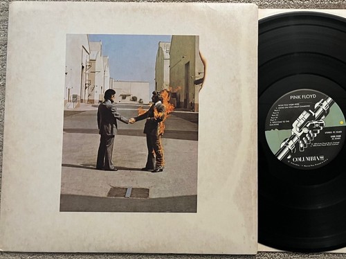PINK FLOYD - WISH YOU WERE HERE - COLUMBIA LP + POSTCARD vinyl BARRY ...