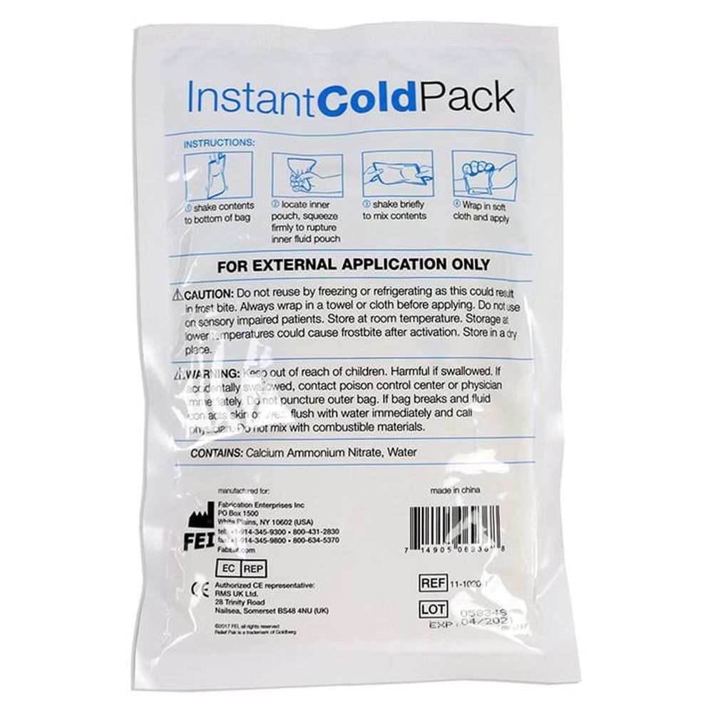 Instant Cold Compress, Standard 6" X 9" - Case of 12 | eBay
