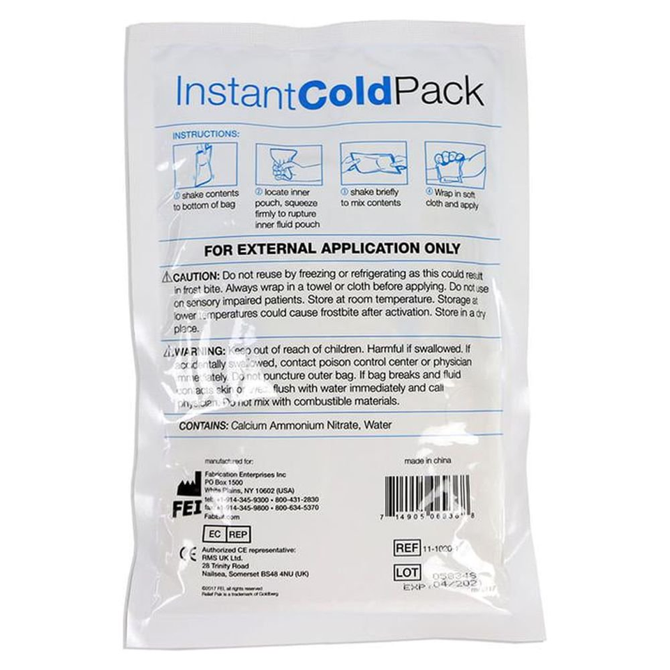 Instant Cold Compress, Standard 6" X 9" - Case of 12 | eBay