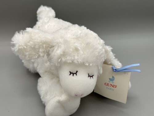 Gund Baby WINKY White Lamb Rattle Plush Toy Doll NWT | eBay