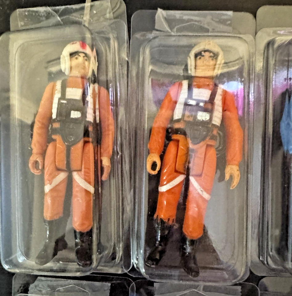 14 Kenner Star Wars Figures Lot 8 Vintage/6 Retro Series w/Luke X-Wing ...