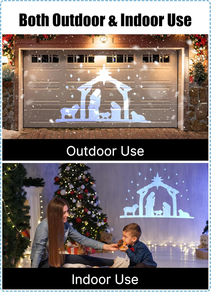 Christmas Nativity Scene Projector, Nativity LED Projector Lights ...